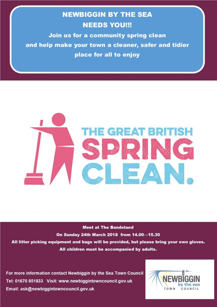 Great British Spring Clean - Newbiggin by the Sea Town Council