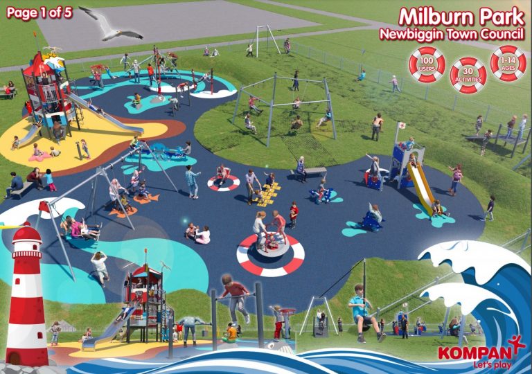 Milburn Park - Destination Play Area? - Newbiggin by the Sea Town Council