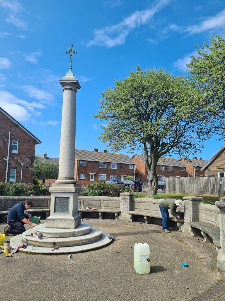 Restoration of the Colliery War Memorial - Newbiggin by the Sea Town ...