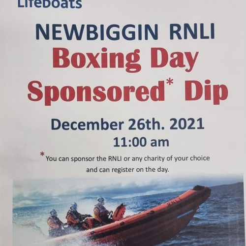 Newbiggin RNLI - Sponsored Boxing Day Dip - Newbiggin by the Sea Town ...