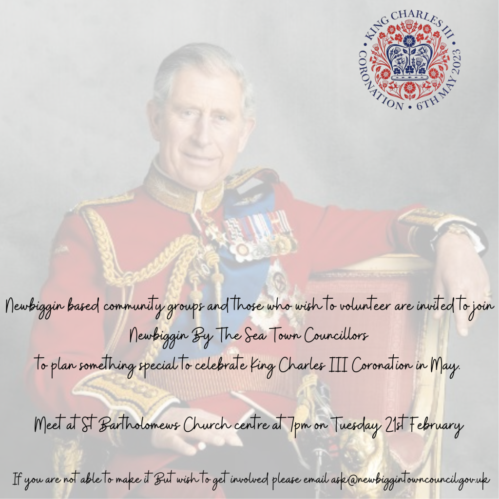 Celebration for the Coronation - Newbiggin by the Sea Town Council