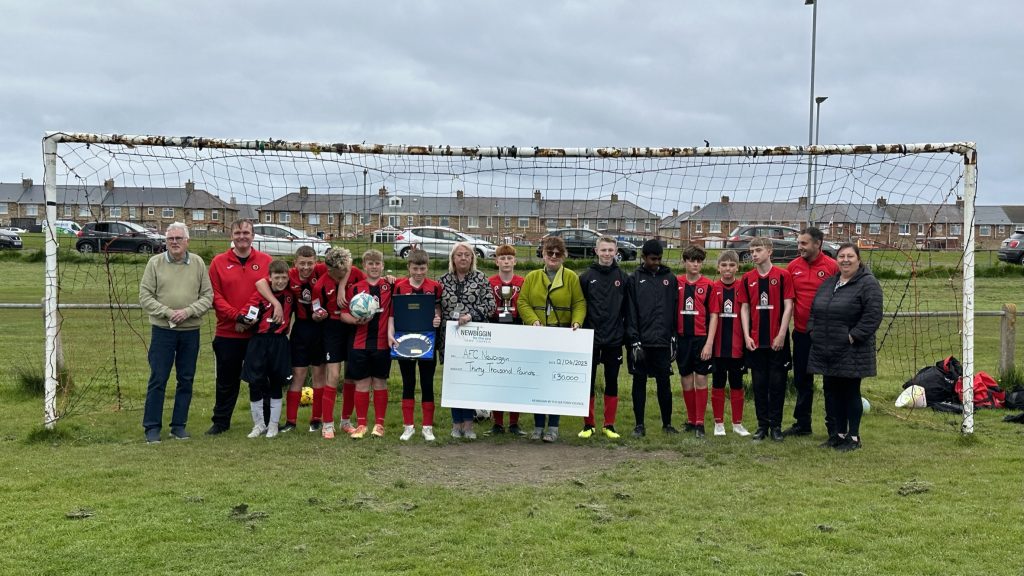 Presentation to AFC Newbiggin - Newbiggin by the Sea Town Council
