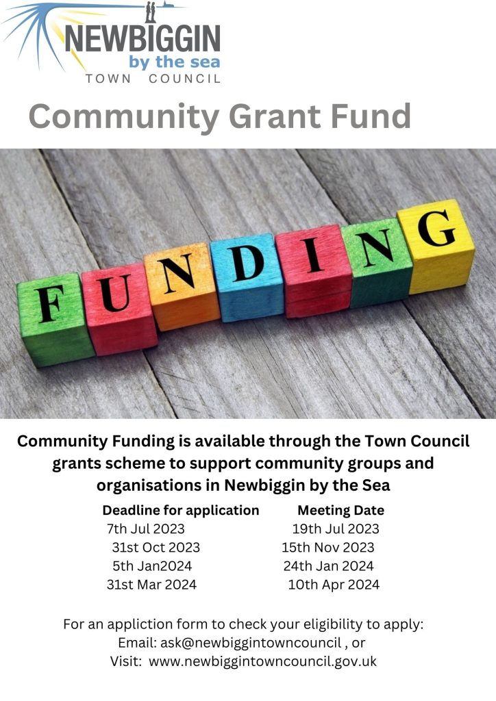 Community Grant Funding - Newbiggin by the Sea Town Council