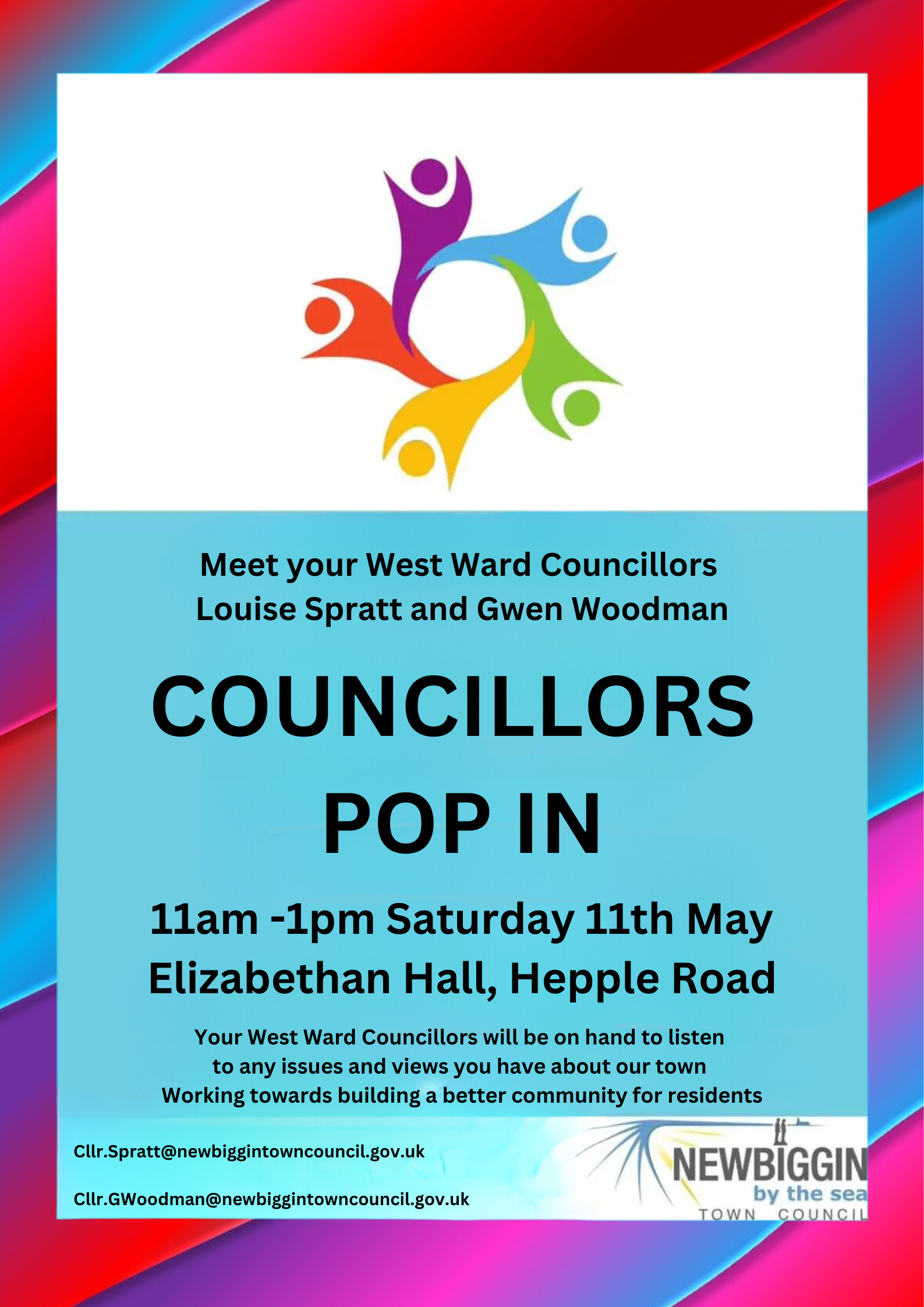 Councillors Pop In – West Ward - Newbiggin by the Sea Town Council