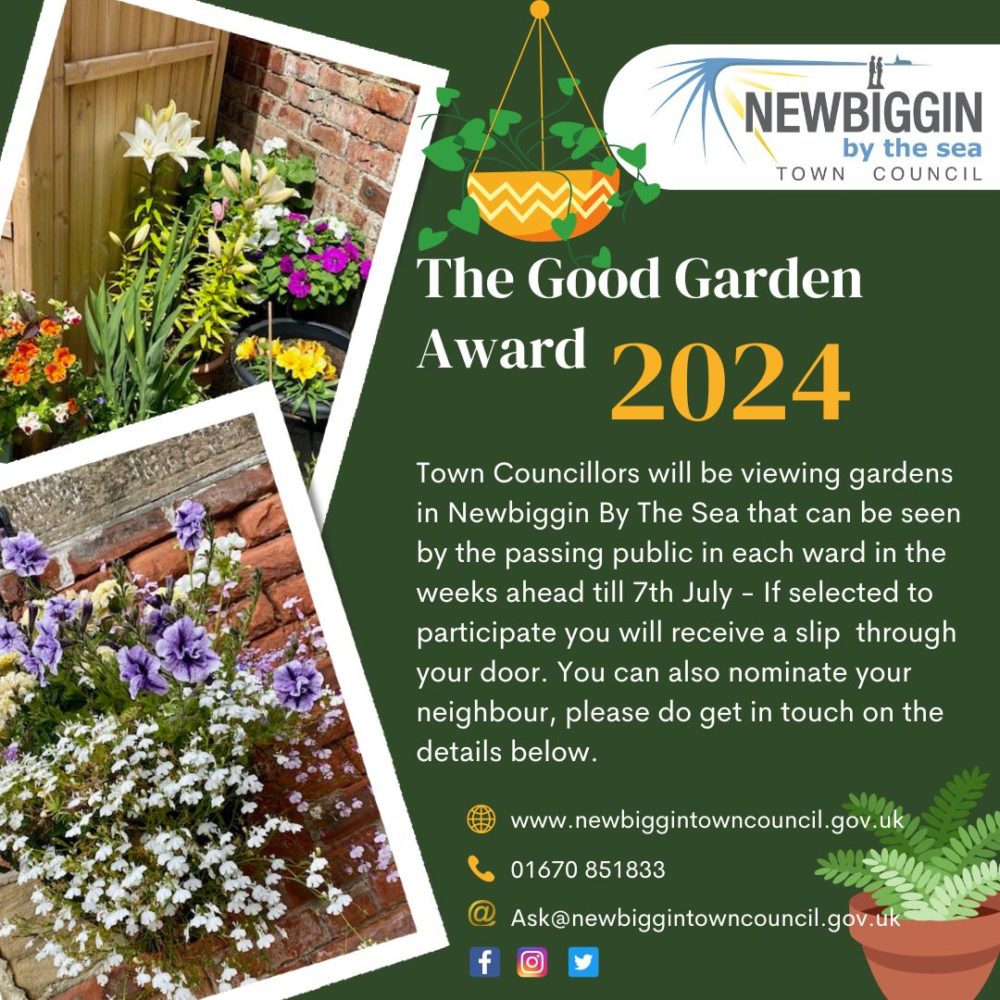 The Good Garden Award 2024 - Newbiggin by the Sea Town Council