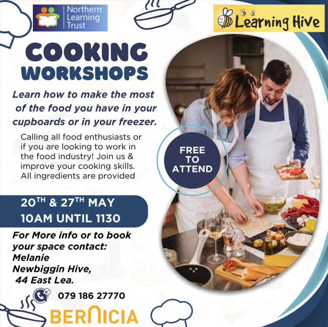 Cooking Workshops - Newbiggin by the Sea Town Council