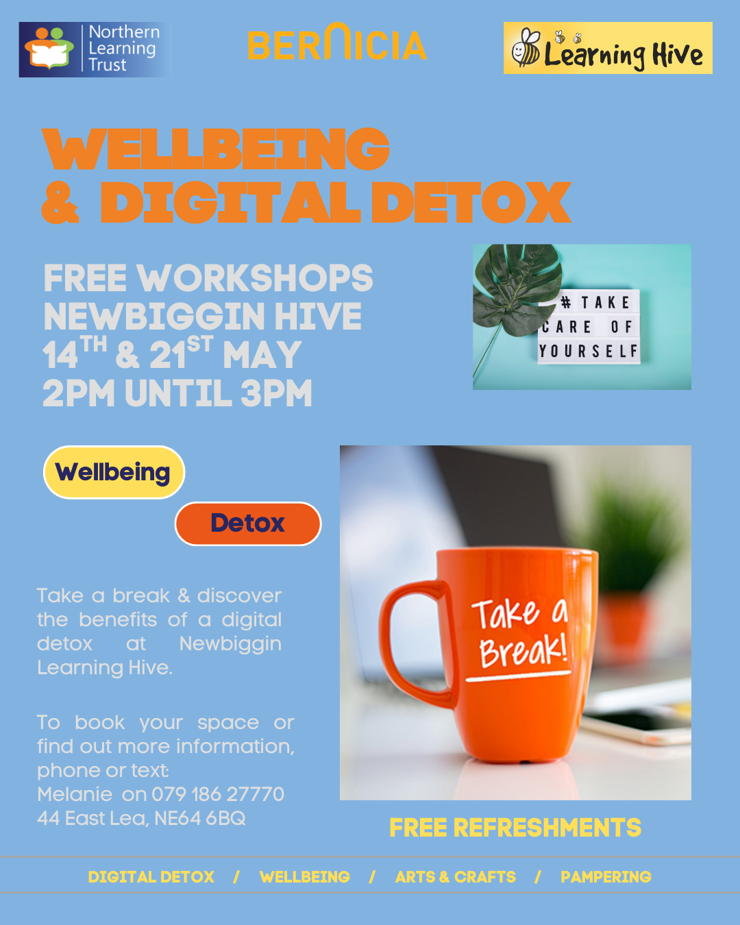 Digital Detox at Newbiggin Learning Hive - Newbiggin by the Sea Town Council