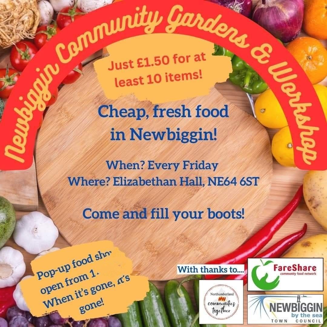 Pop up Food Shop - Newbiggin by the Sea Town Council