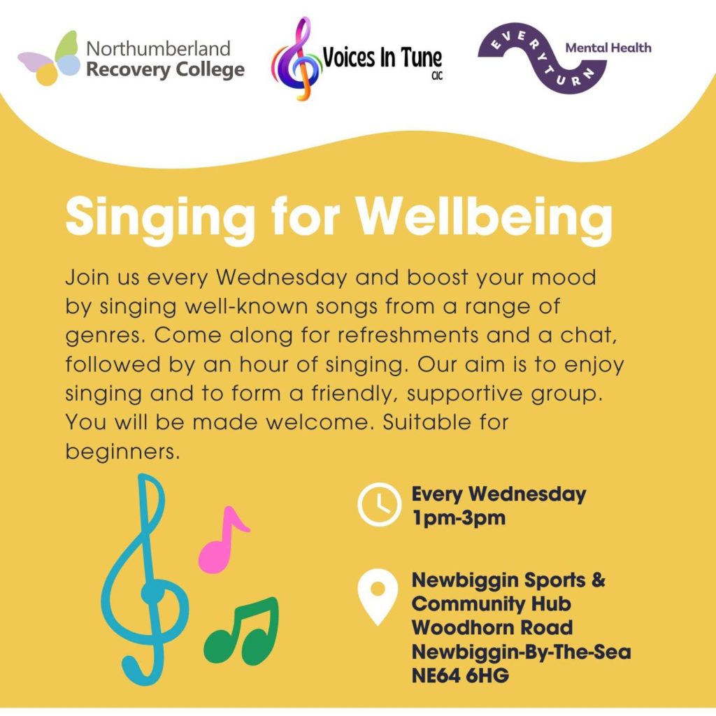 Singing for Wellbeing - Newbiggin by the Sea Town Council