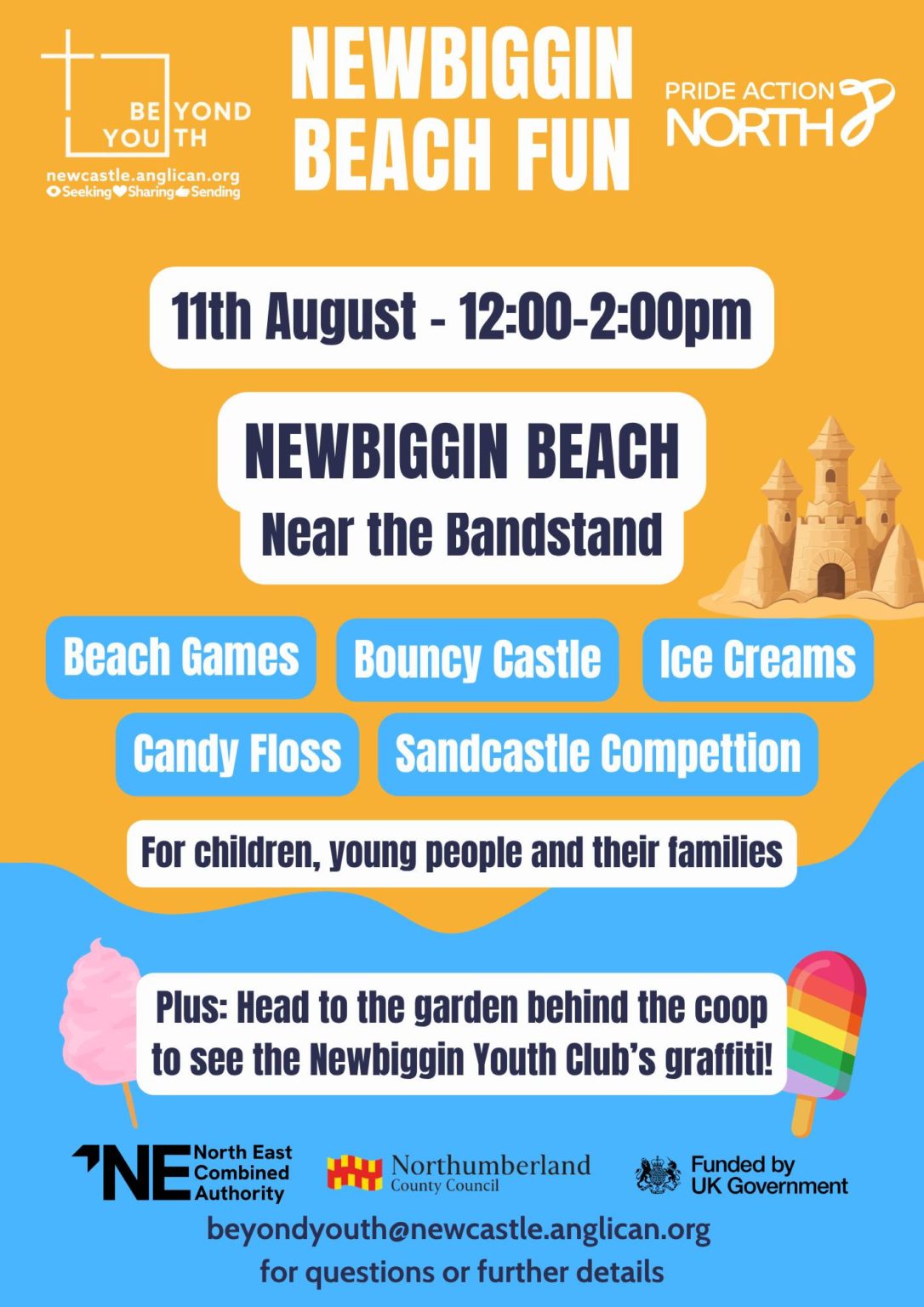 Newbiggin Beach Fun - Newbiggin by the Sea Town Council