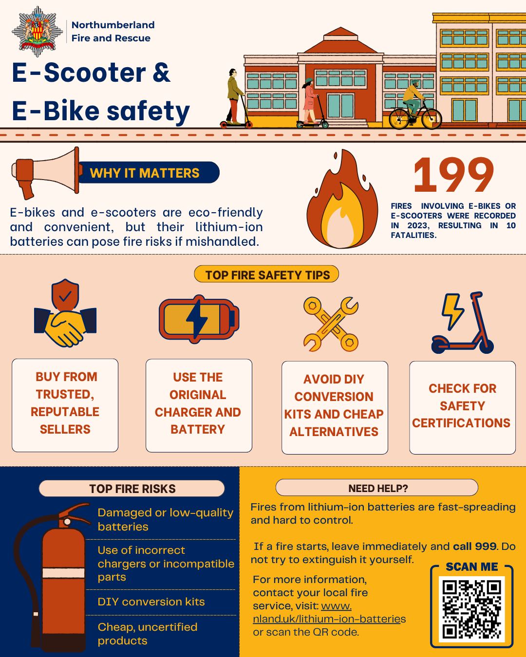 E-Bike & E-Scooter Safety Alert - Newbiggin by the Sea Town Council