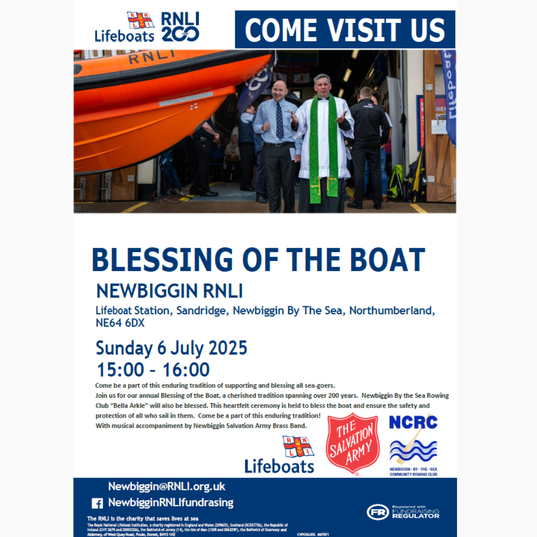 Annual Blessing of the Boat Ceremony - Newbiggin by the Sea Town Council