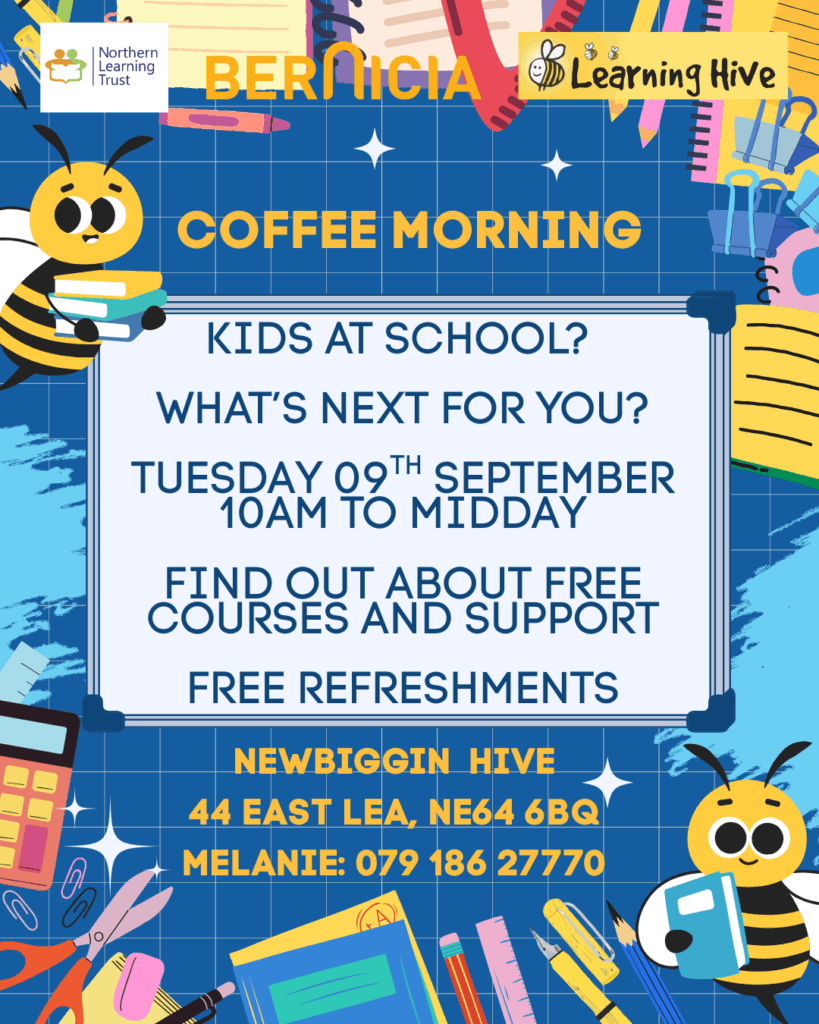 Coffee Morning at Newbiggin Hive - Newbiggin by the Sea Town Council