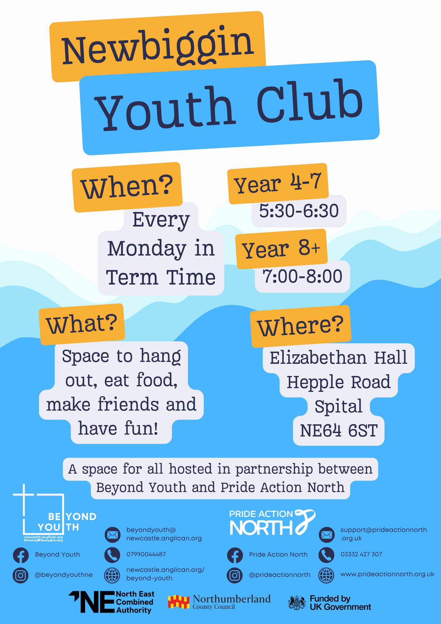 Newbiggin Youth Club - Newbiggin by the Sea Town Council