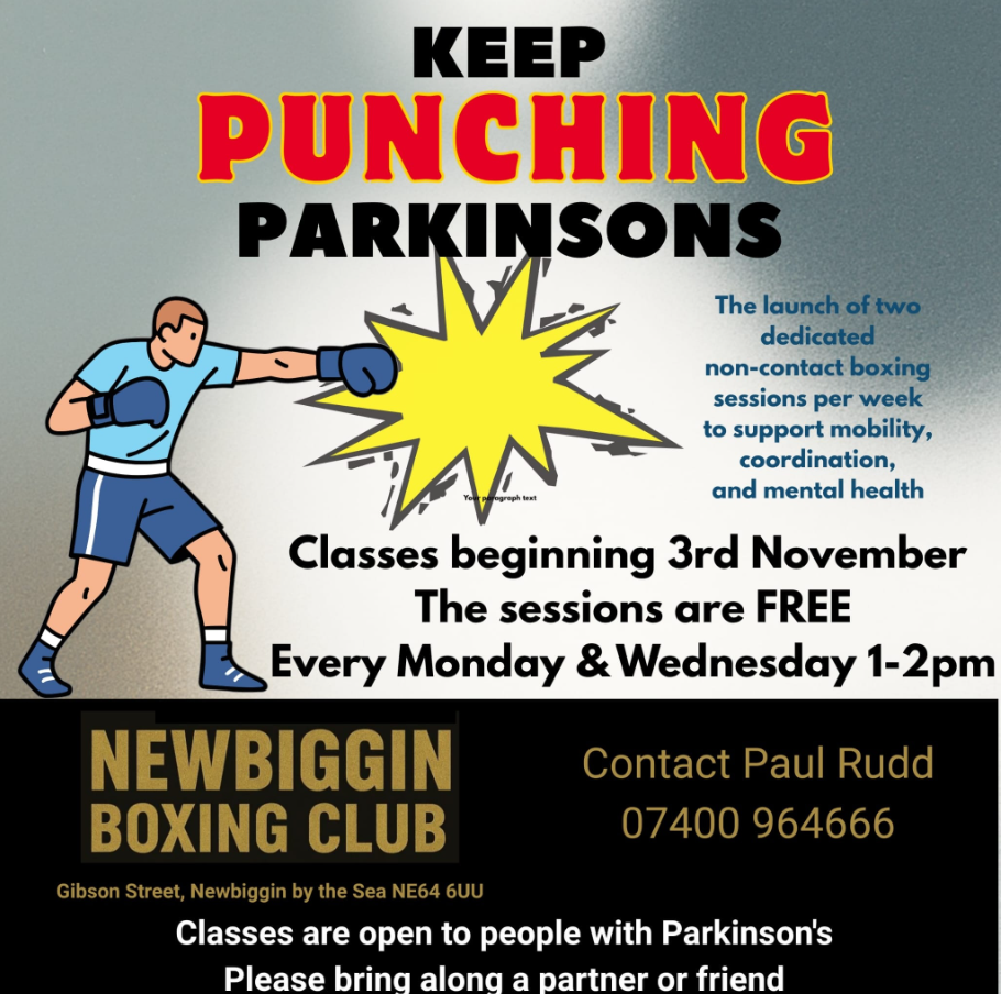 Punching Parkinsons at Newbiggin Boxing Club - Newbiggin by the Sea ...