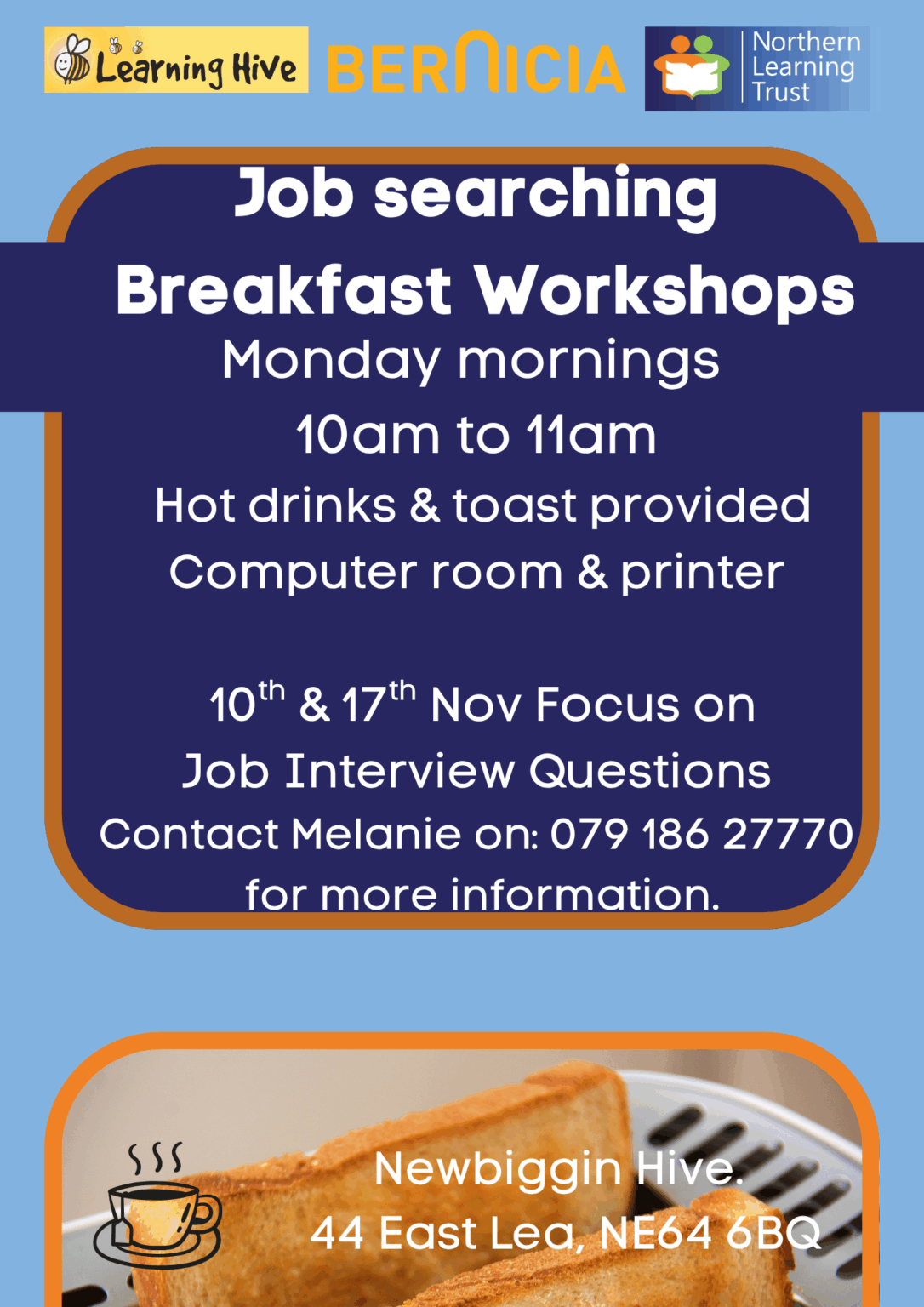 Job Searching Workshops - Newbiggin by the Sea Town Council