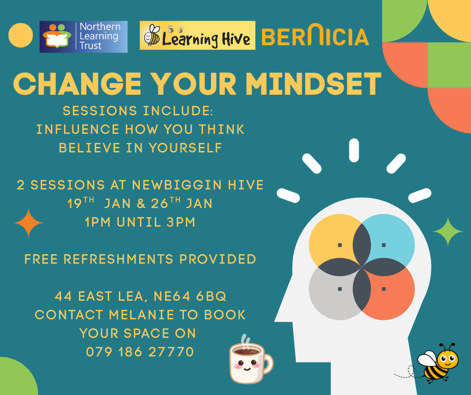 Change your Mindset at Newbiggin Learning Hive - Newbiggin by the Sea ...